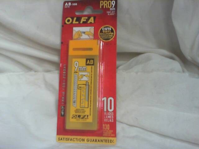 OLFA 5010 AB-10B PRO9 9mm Replacement Snap Off Knife Blades 10-Pack – Ideal Surplus