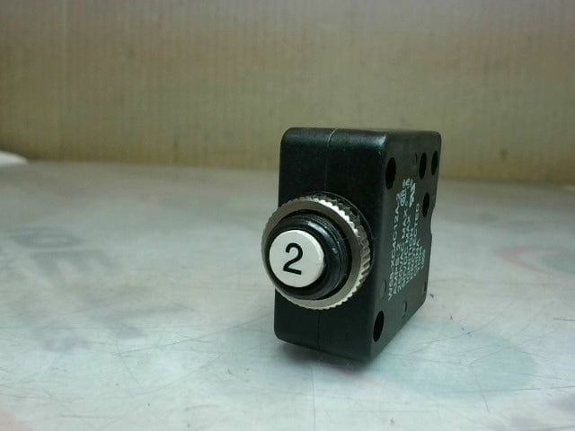 Tyco Electronics W58-XC4C12A-2 Push Button Circuit Breaker 2A – Ideal Surplus