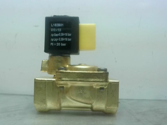 Sirai L182B01-ZB10A Solenoid Valve 1/2" NPT 24V – Ideal Surplus