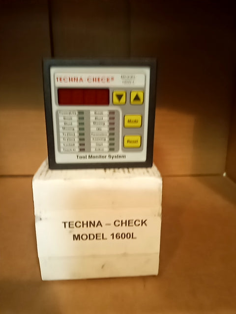 Techna-Check Model 1600-L Tool Monitor System – Ideal Surplus