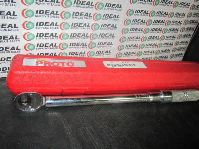 Stanley Proto J6012C Micrometer Torque Wrench 3/8'' Drive 20-100 Ft-Lb – Ideal Surplus