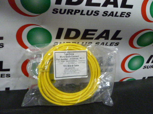 Tpc Wire 67333 / 97048 Quick Connect Cable Assembly 3 Pole Male/Female – Ideal Surplus