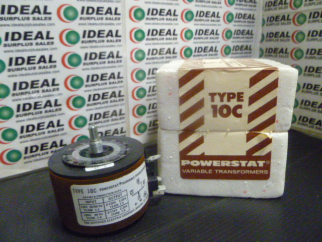 Powerstat Variable Transformer Superior Electric 10c Type 10c 120 Ideal Surplus