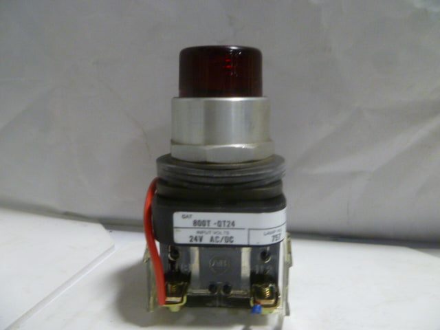 Allen Bradley 800T-QT24W White Illuminated Push Button 24V AC/DC Lamp – Ideal Surplus