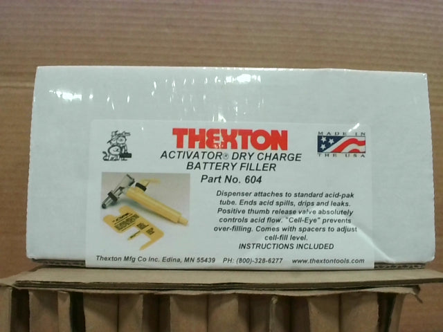 Thexton 604 Activator Dry Charge Battery Filler – Ideal Surplus