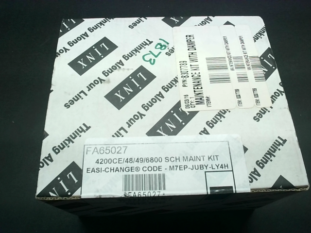 Linx FA65027 Maintenance Kit For Inkjet Printer 4200CE 4800 4900 6800 ...