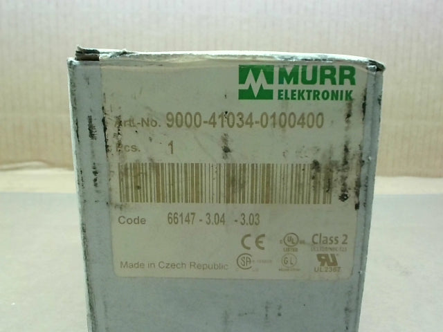 Murr Elektronic 9000-41034-0100400 24V DC Circuit Protection Module 4 ...