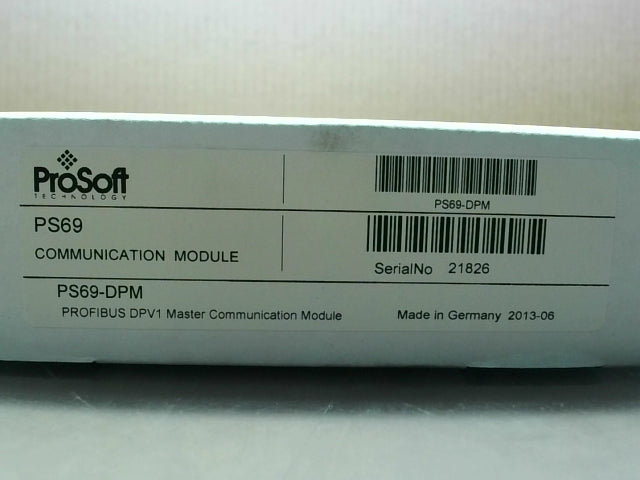 ProSoft PS69-DPM PROFIBUS DPV1 Master Network Module for CompactLogix ...