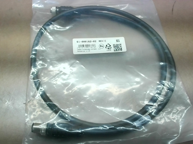Microscan 61-000162-02 QX Cordset Cable M12 12-Pin Socket to Plug (1M ...