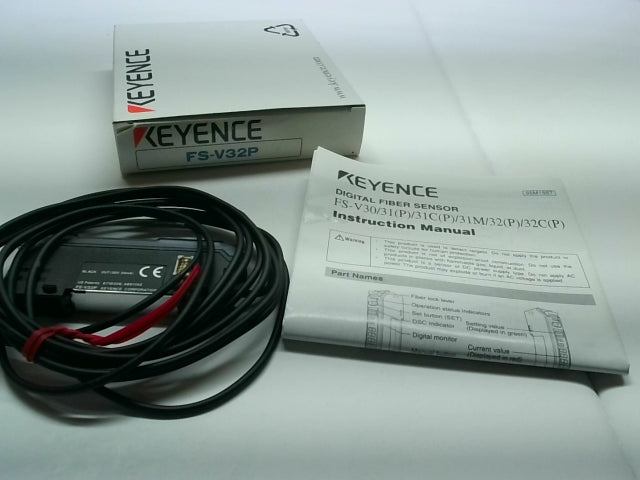 Keyence FS-V32P Photoelectric Amplifier Fiber Optic Sensor – Ideal Surplus
