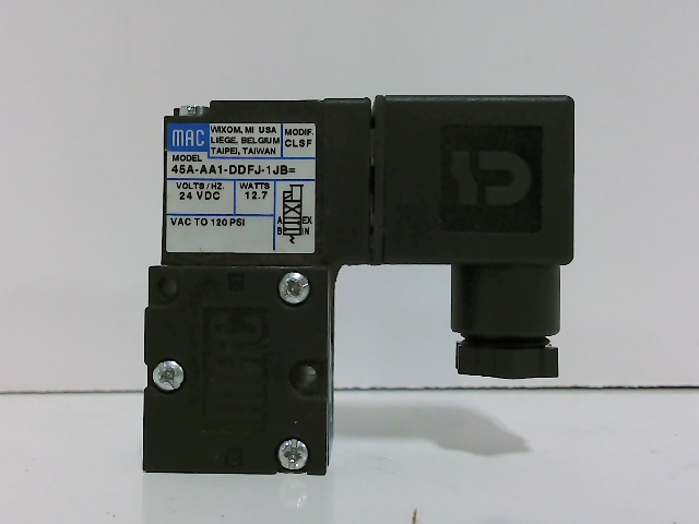 MAC Valves 45A-AA1-DDFJ-1JB Solenoid Valve 24VDC 1/8" NPT – Ideal Surplus