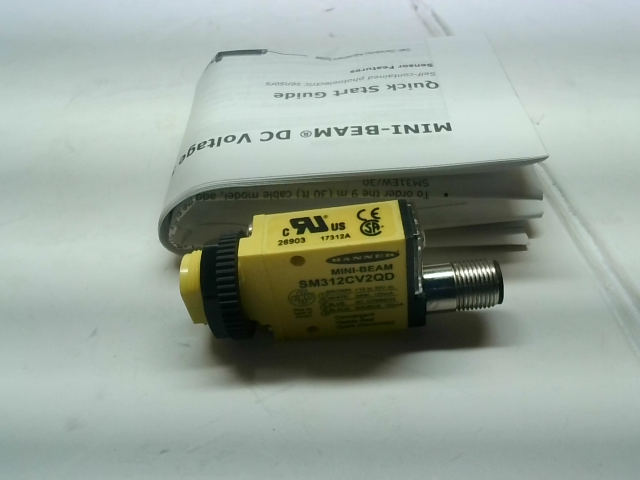 Banner SM312CV2QD 10–30 VDC 4-pin M12 Quick Disconnect 26903 – Ideal ...
