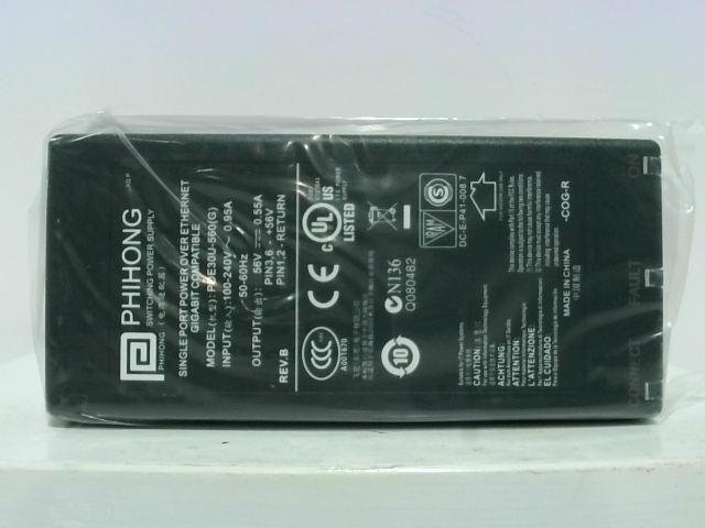 Phihong 158-1025R Power Over Ethernet (PoE) Adapter 30W – Ideal Surplus