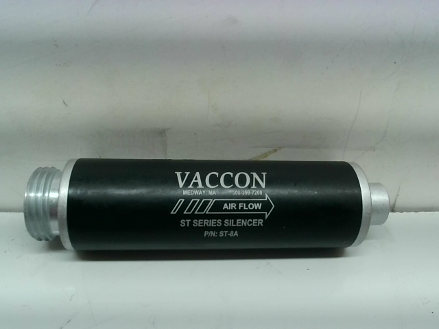 Vaccon ST-8A Air Flow ST Series Silencer 1/2" NPS Male – Ideal Surplus