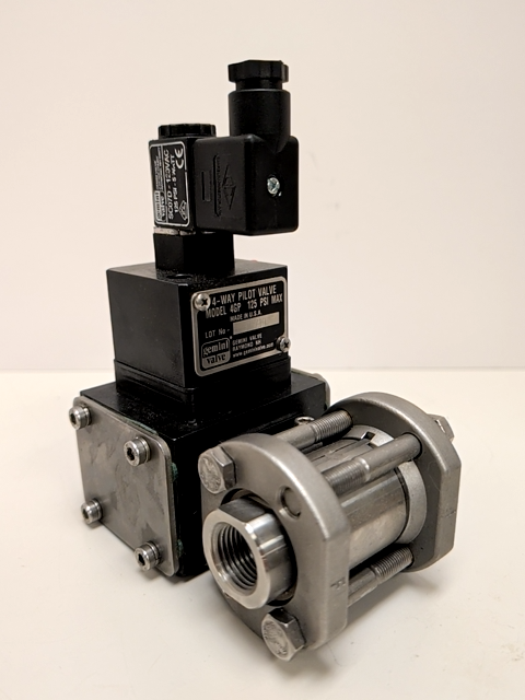 Gemini Valve A512, Gemini 4-Way Pilot Valve 4GP, SC07D-120VAC Solenoid ...