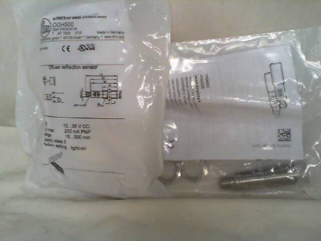 IFM OGH500 Photoelectric Diffuse Reflection Sensor Factory Sealed ...