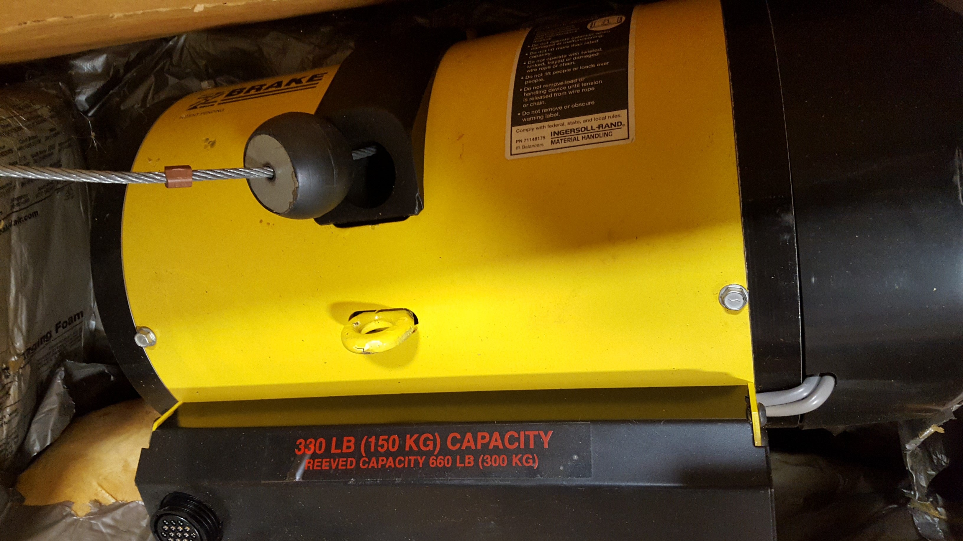 Ingersoll ICW033080-A21OP Air Intellift Balancer w/ Load Cell 330LB Ca ...