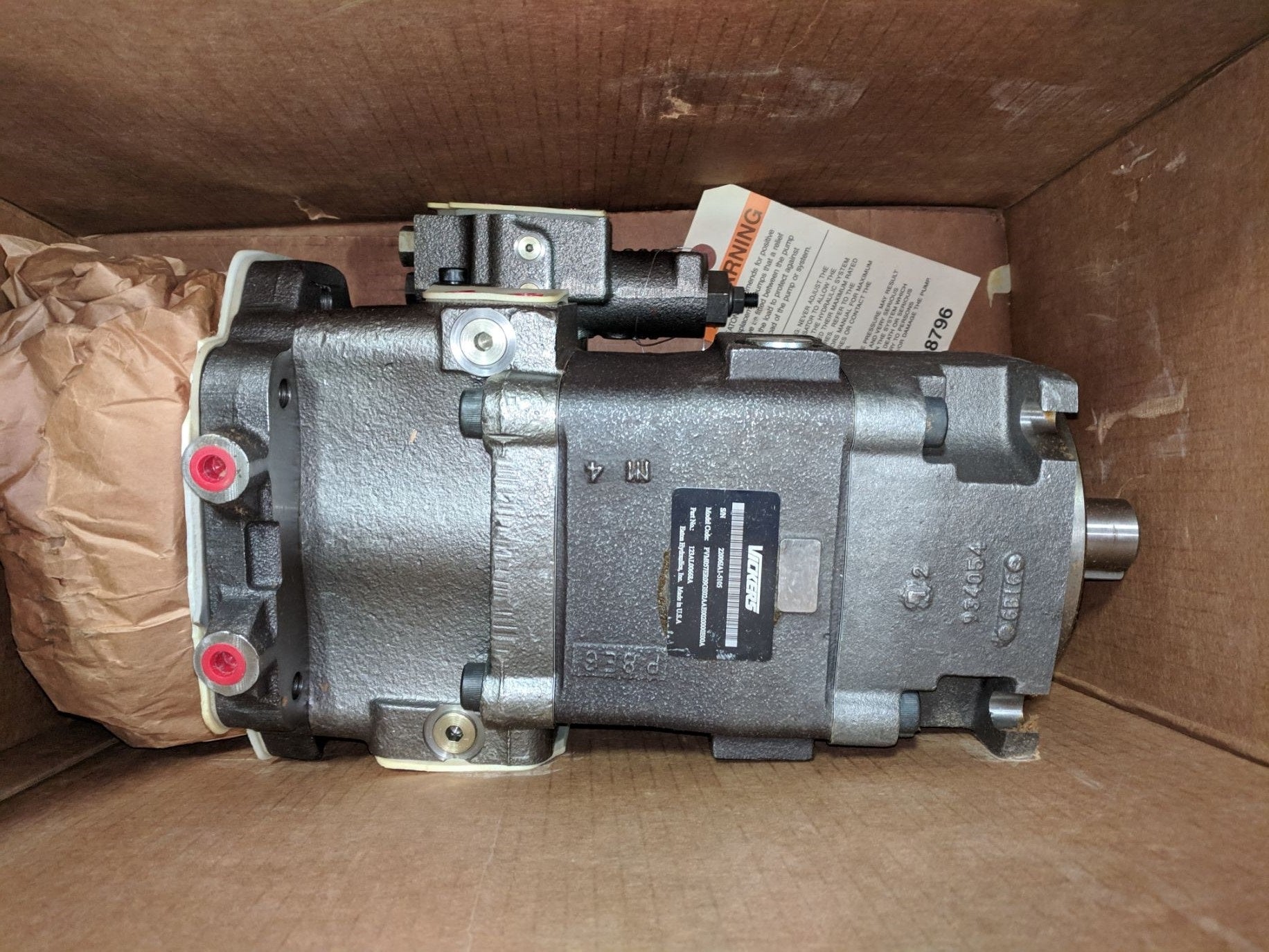 Eaton Vickers PVM057 Hydraulic Pump Variable Displacement Open Circuit ...