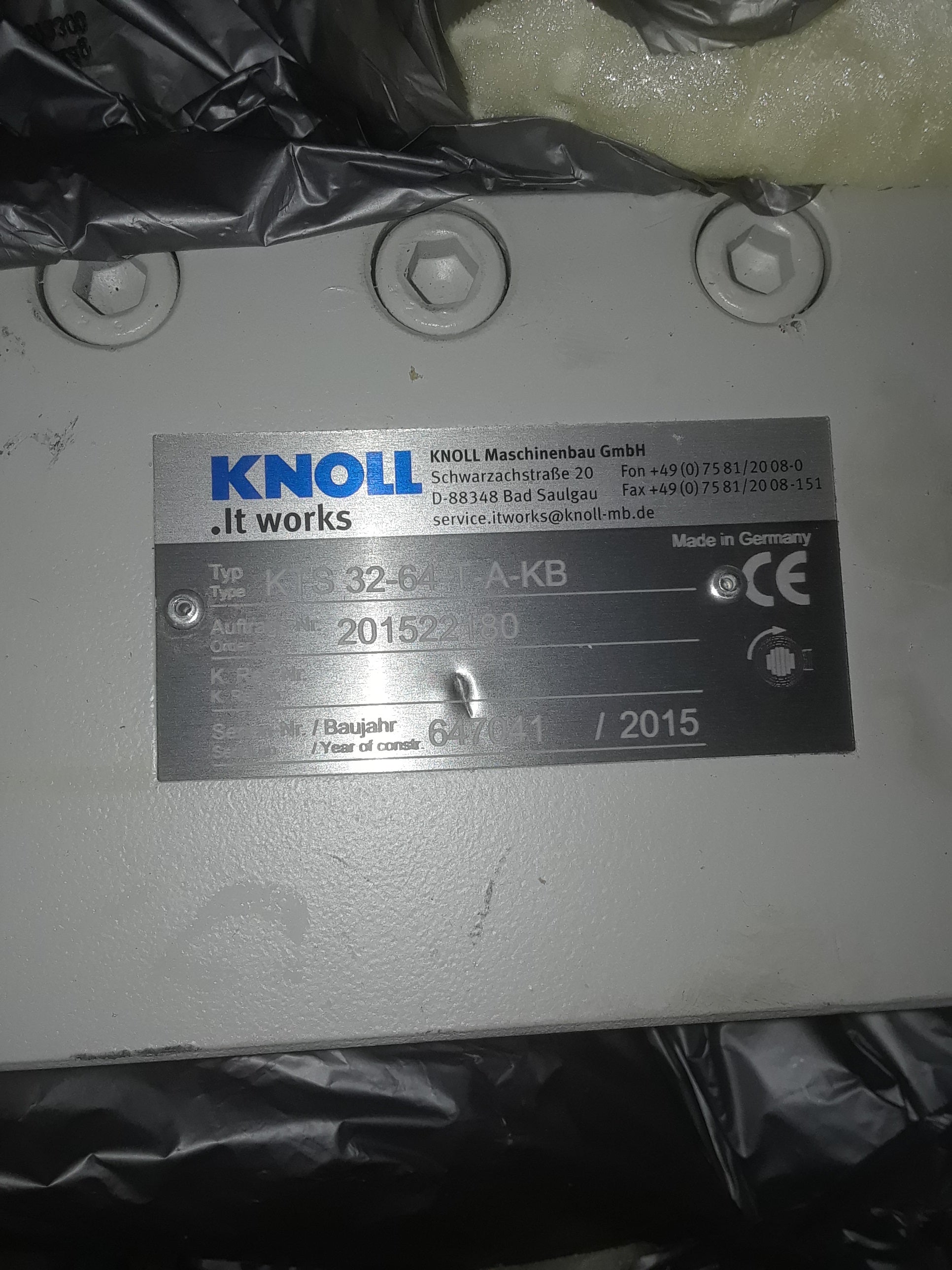 KNOLL KTS 32-64-T-A-KB Coolant Screw Pump – Ideal Surplus