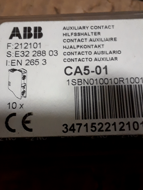 ABB CA5-01 Contactor Auxiliary Block – Ideal Surplus
