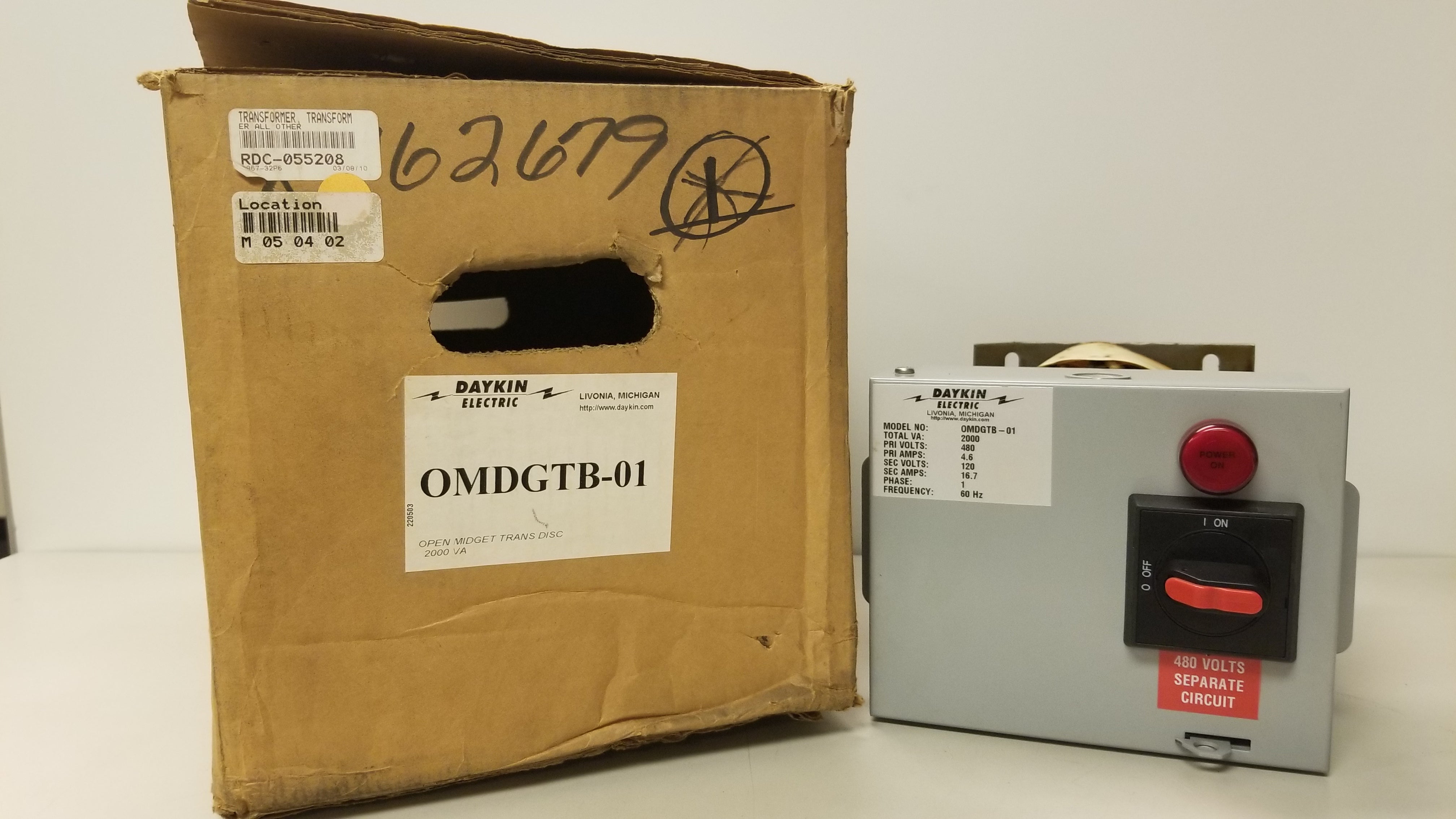 Daykin OMDGTB-01 Transformer Disconnect – Ideal Surplus