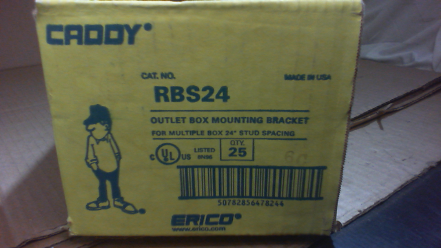 Caddy Erico RBS24 Outlet Box Mounting Bracket (25 PCS) – Ideal Surplus