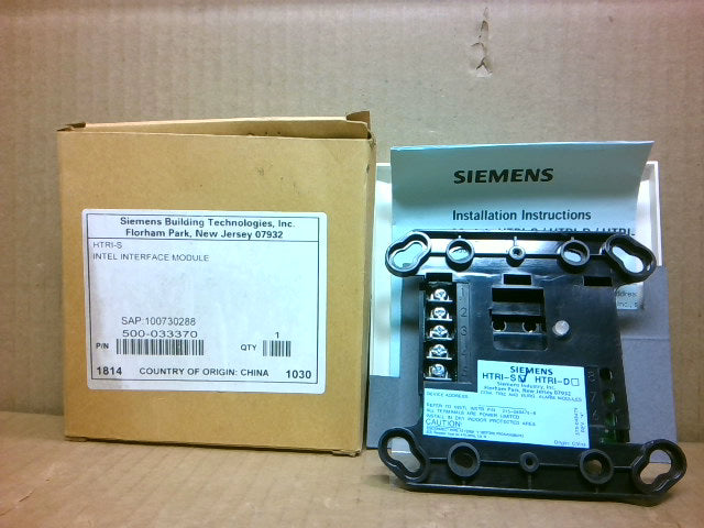 Siemens HTRI-S Intel Interface Input Monitor Module Fire Alarm – Ideal ...