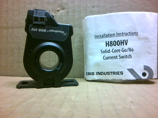 Veris Hawkeye H800-HV Split Core Digital Current Switch – Ideal Surplus