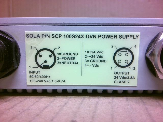 Sola SCP 100S24X-DVN Switching Power Supply – Ideal Surplus