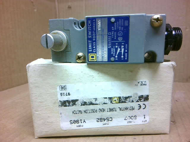 Square D 9007-C54B2 Turret Head Rotary Limit Switch – Ideal Surplus