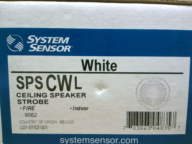 System Sensor SPSCWL Celling Fire Alarm Speaker/Strobe White – Ideal ...
