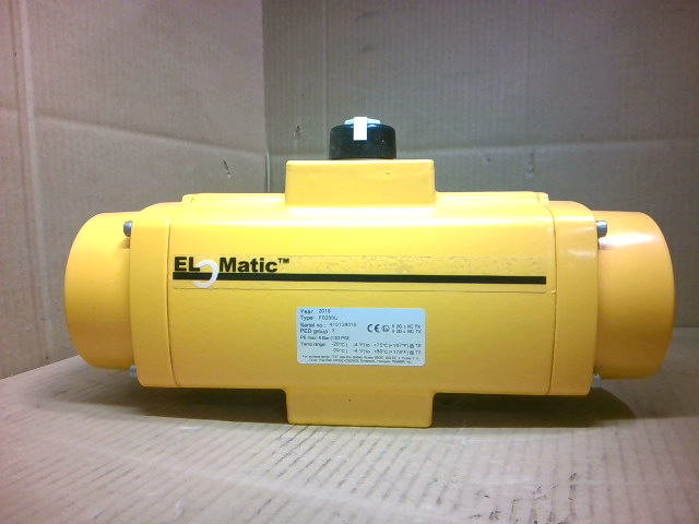 El-O-Matic F0200U Pneumatic Rack & Pinion Valve Actuator 120psi, 8 Bar ...