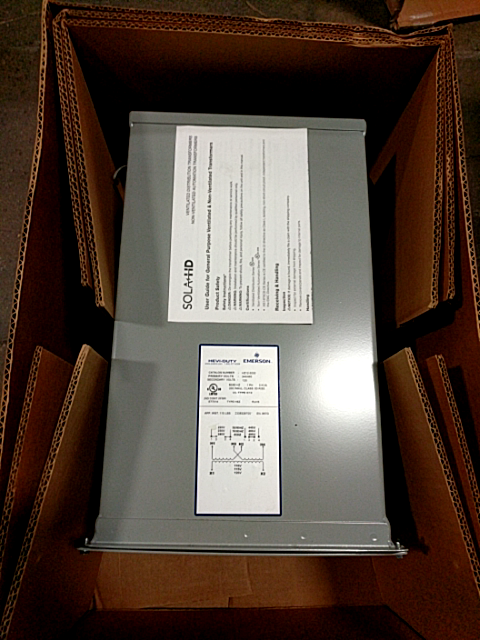 Emerson HZ12-3000 3KVA Transformer Hevi Duty 240/280V x 120V – Ideal ...