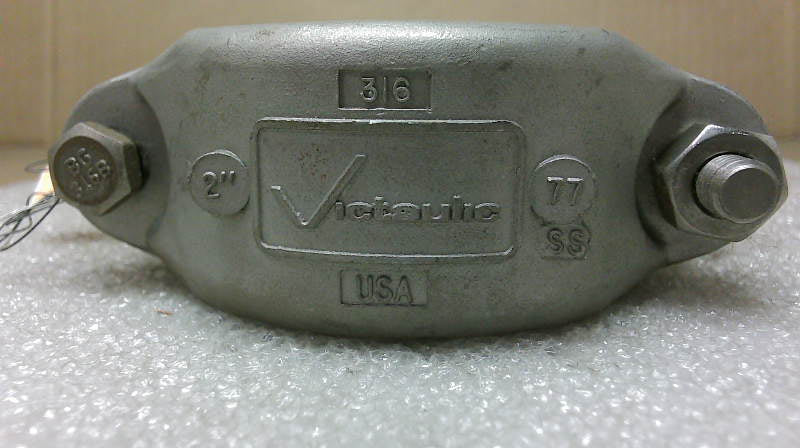 Victaulic 77 SS 2" Flexible Coupling w/Gasket Bolts Nuts – Ideal Surplus