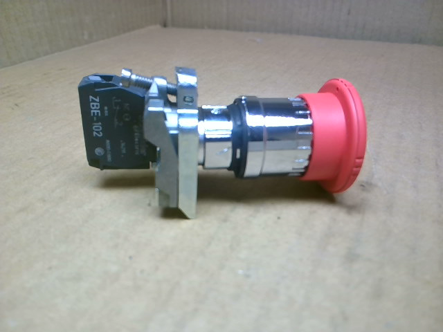 Schneider Electric XB4 BS8442 Emergency Stop Red Push Button w/ – Ideal ...