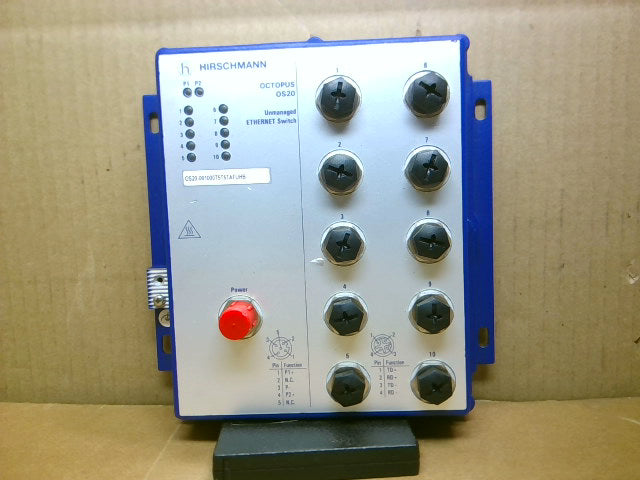 Hirschmann OCTOPUS OS20 10 Port Unmanaged Ethernet Switch IP67 – Ideal ...