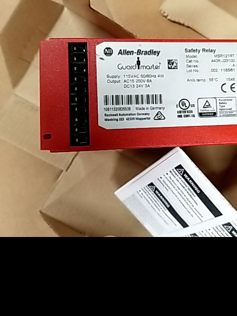Allen Bradley MSR121RT /A Guard Master Safety Relay 24 Volts – Ideal ...