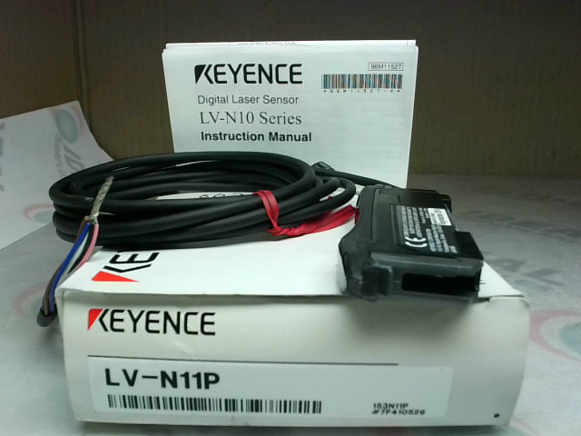 Keyence LV-N11P Laser Sensor Amplifier w/ Cable – Ideal Surplus
