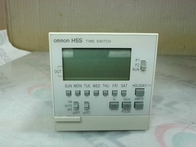 Omron H5S-WB2 Digital 7 Day Time Switch 100-240VAC – Ideal Surplus
