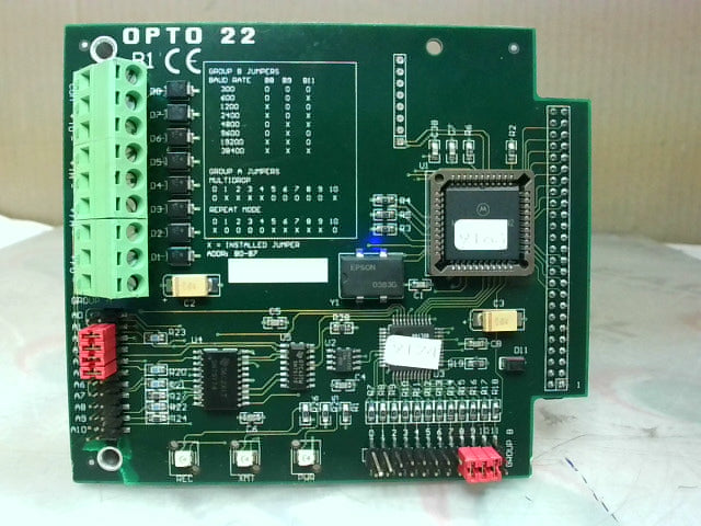 Opto 22 B1 16-Channel Digital Optomux Protocol Brain Board – Ideal Surplus
