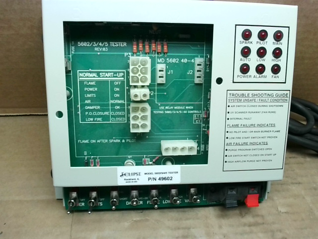 ECLIPSE #49602 VERI-FLAME, MODEL 5602/3/4/5 TESTER – Ideal Surplus
