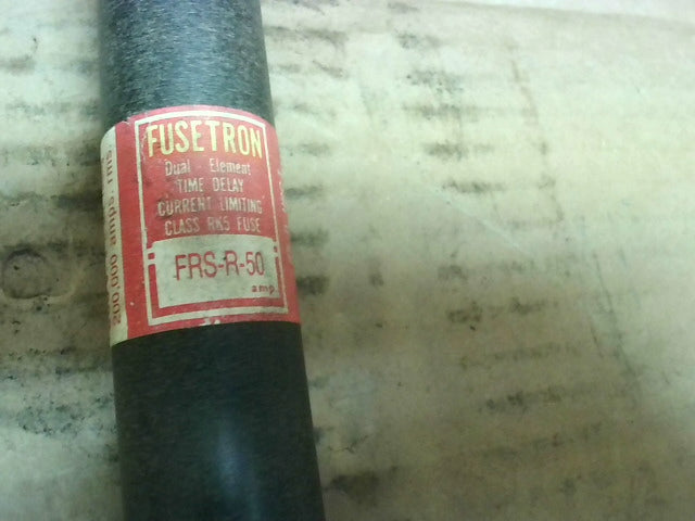 Bussmann FRS-R-50 Fusetron Dual Element Time Delay Fuse 50A 600V ...