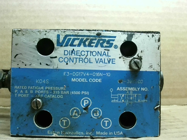 Vickers DG17V4-016N-10 Hydraulic Directional Control Hand Lever – Ideal ...