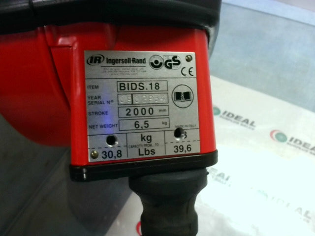 Ingersoll Rand BIDS-18 Spring Balancer w/Safety Hook 30.8-39.6 Lbs (14 ...