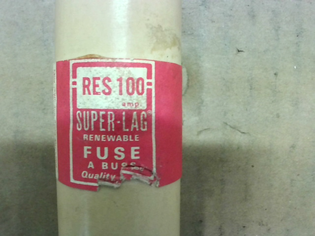 Bussmann RES 100 Super Lag Renewable Fuse – Ideal Surplus