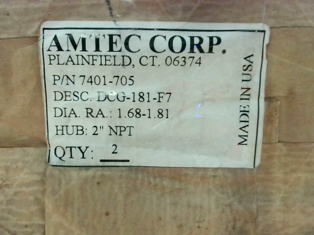 Amtec Corp.DCG-181-F7 (2 PCS) 2" Strain Relief Grip 1.68-1.81" – Ideal ...