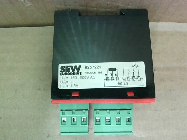 Sew Eurodrive 8257221 Brake Rectifier 500V 1.5A – Ideal Surplus