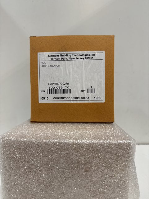 Siemens 500-033170 HLIM Loop Isolator Module SAP 100730279 – Ideal Surplus