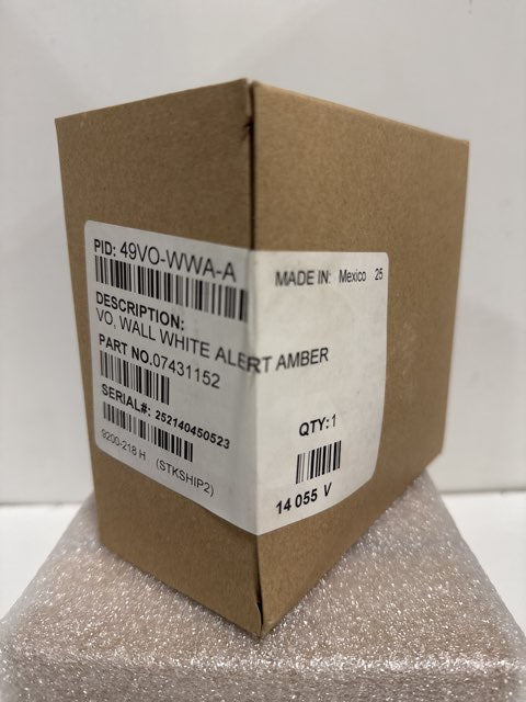 Simplex 07431152 Wall Mounted Amber Fire Alarm Strobe 49VO-WWA-A ...