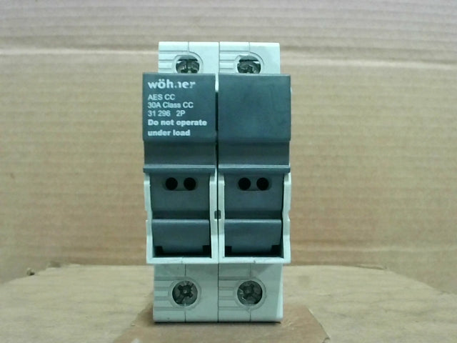 Wohner 34DX Fuseholder 30A 600VAC/VDC – Ideal Surplus